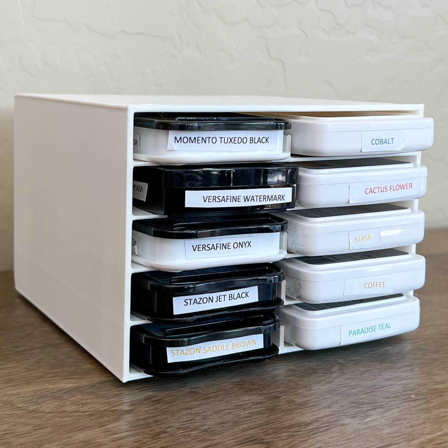 Ink Pad Storage Cube for Staz-On, Versafine, Memento sized Ink Pads ...